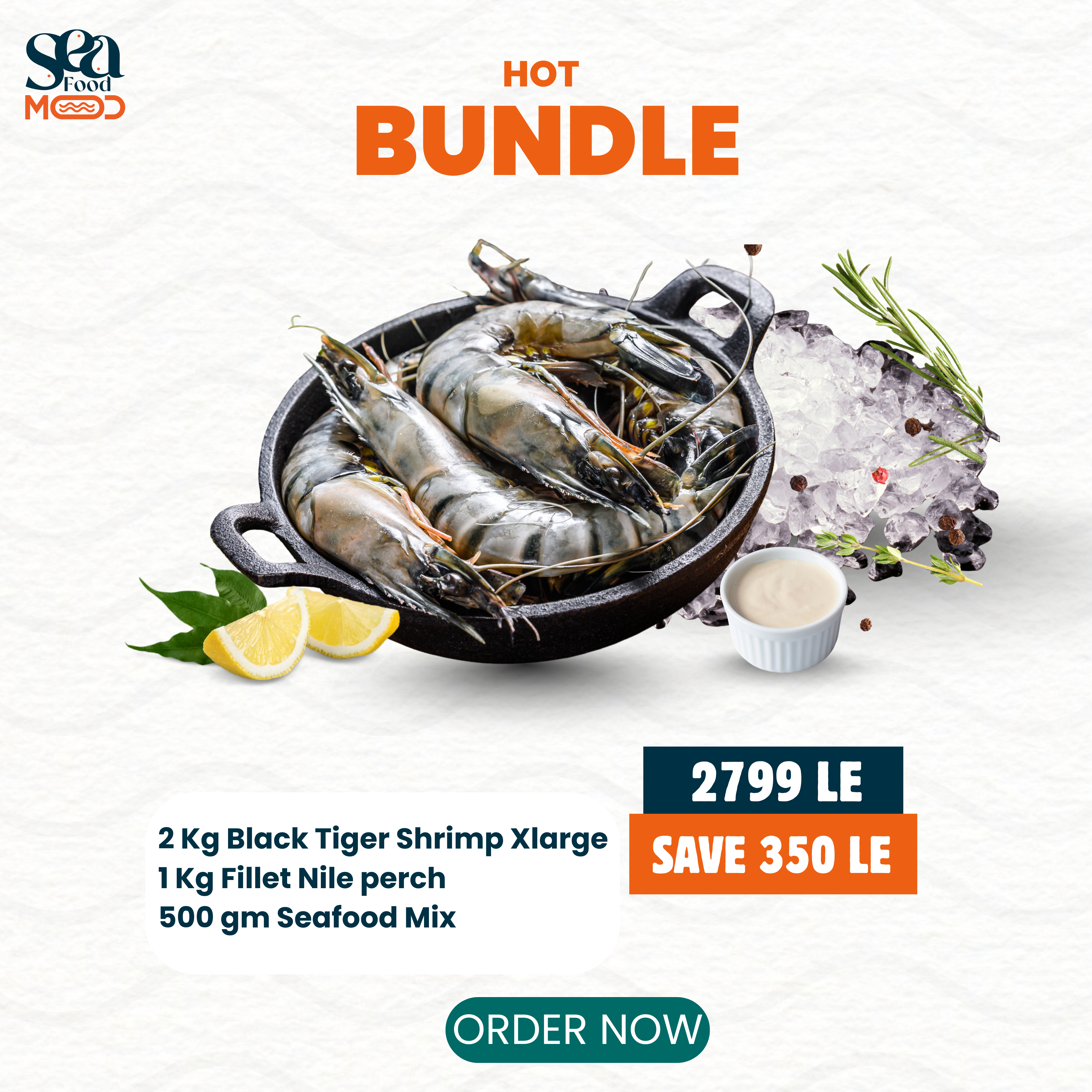 Hot Bundle - Black Tiger Shrimp, Nile Perch & Seafood Mix – Seafood-mood